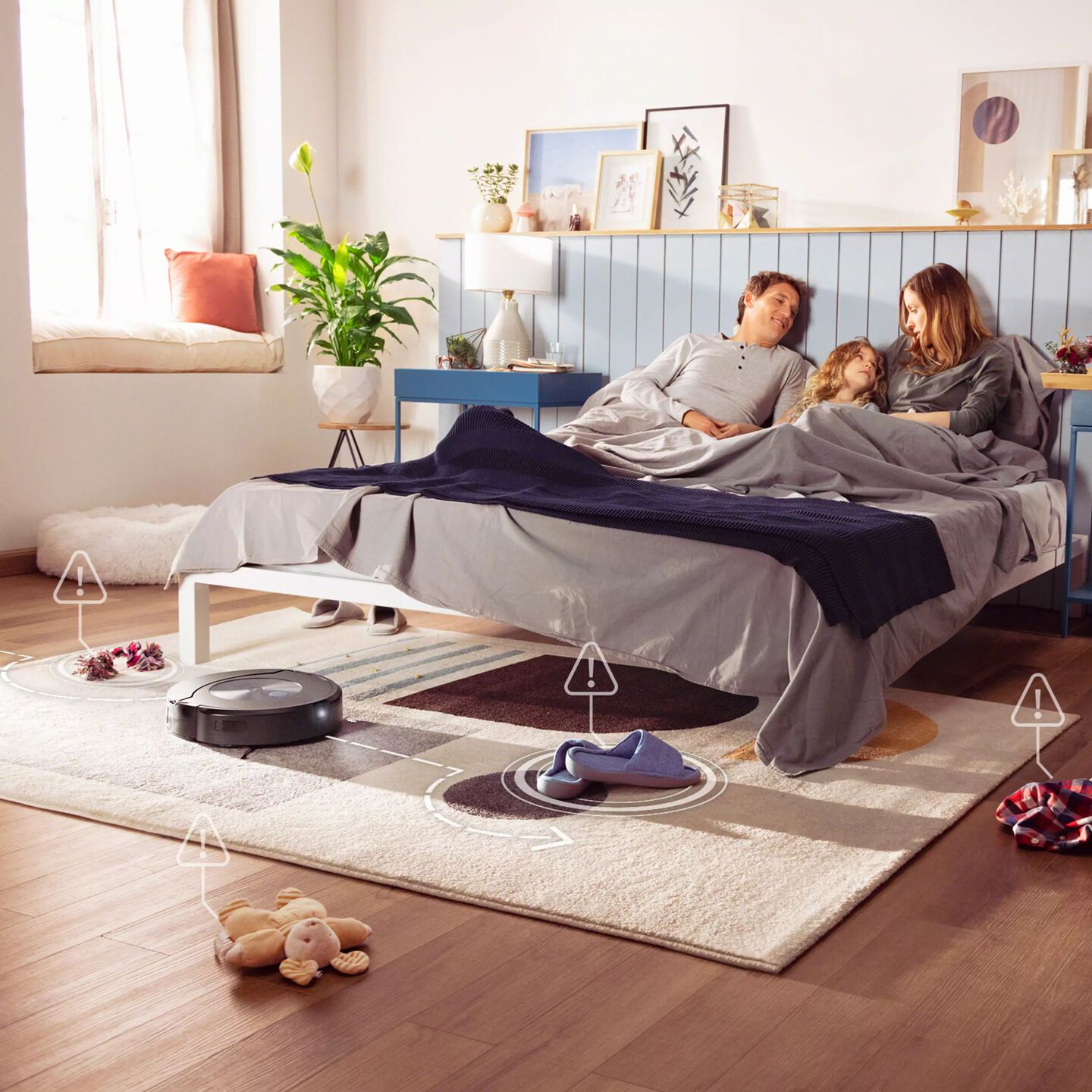Robot aspirateur et laveur de sols Roomba Combo® j7+ connecté au Wi-Fi