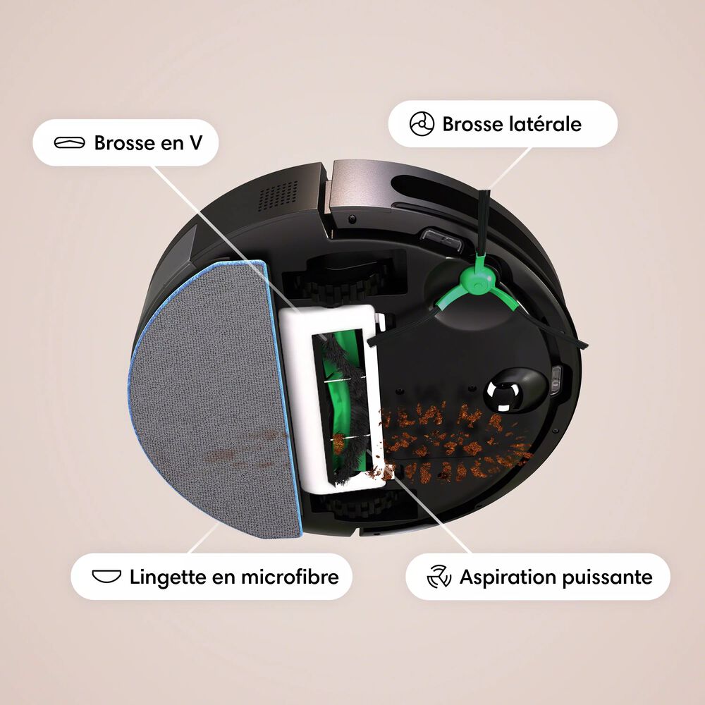 Robot Roomba Combo® 2 Essential + base AutoEmpty™