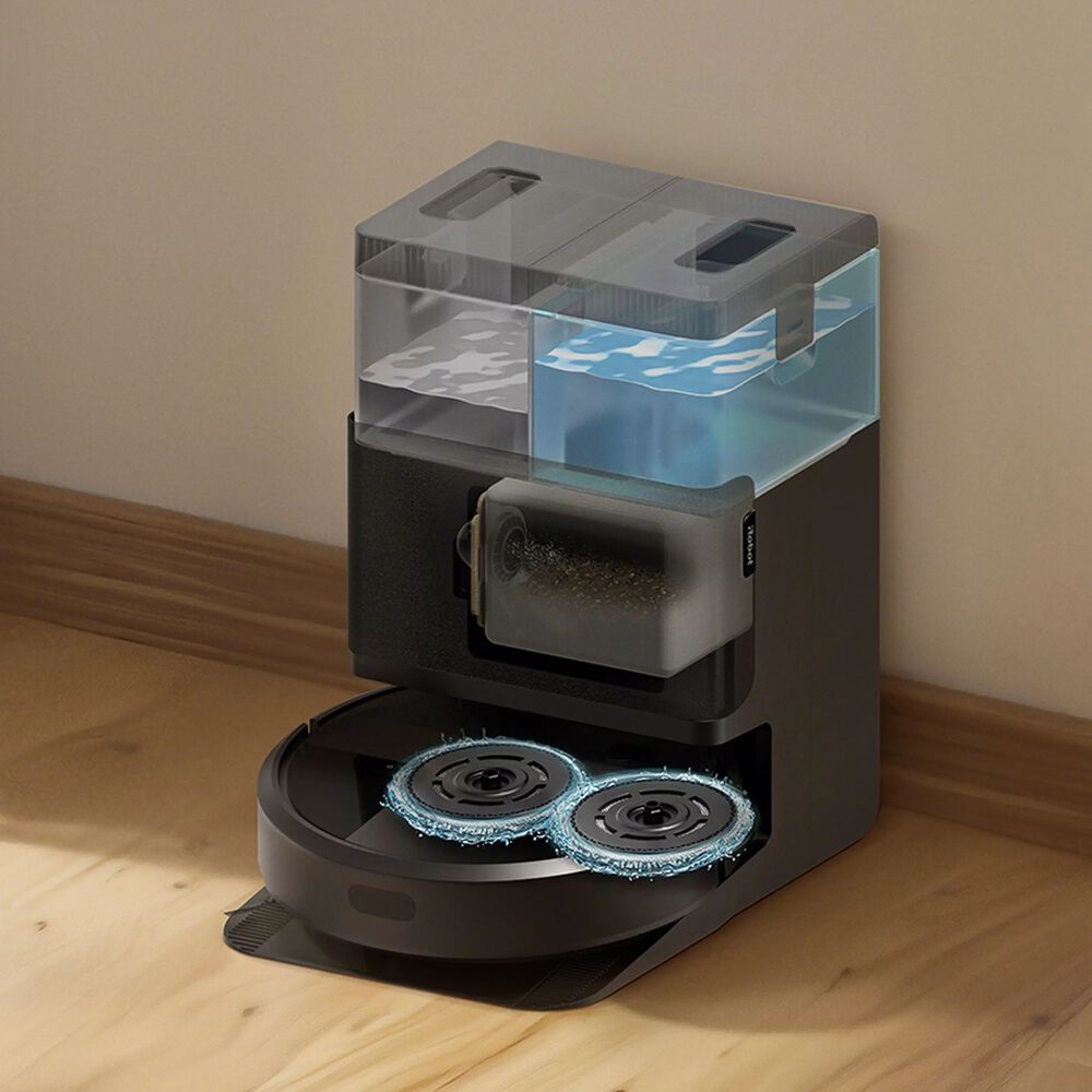 Robot Roomba® Plus 405 Combo + base AutoWash™ - Blanc