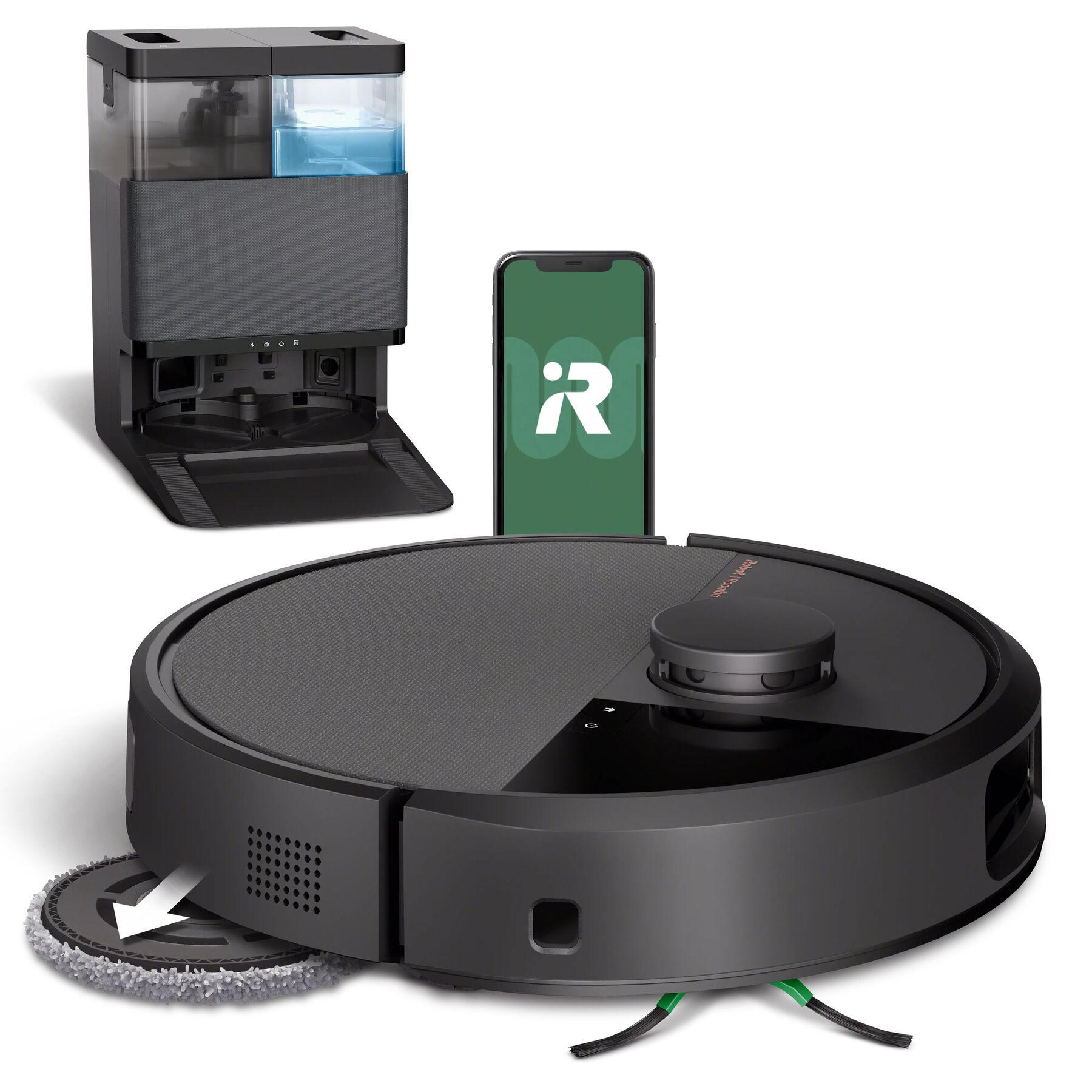 Robot Roomba® Plus 505 Combo + base AutoWash™ - Noir
